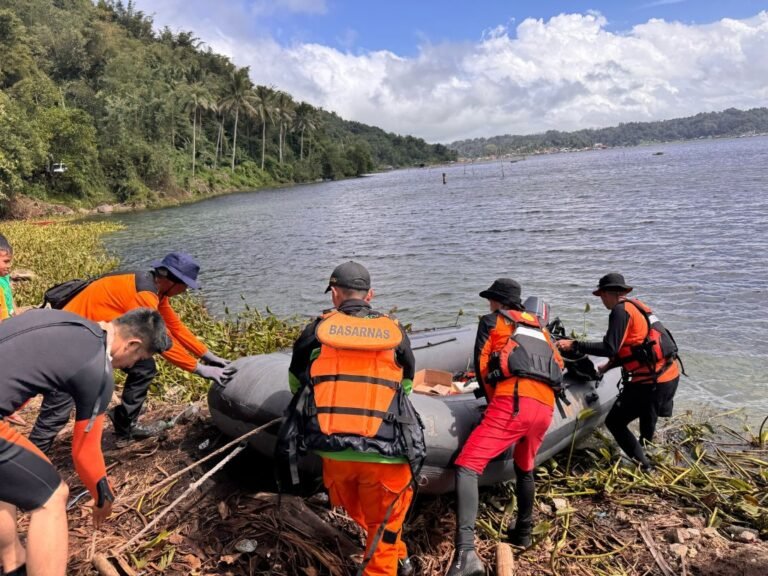 Korban Tenggelam Kecelakaan Perahu di Danau Tondano Belum Ditemukan ...